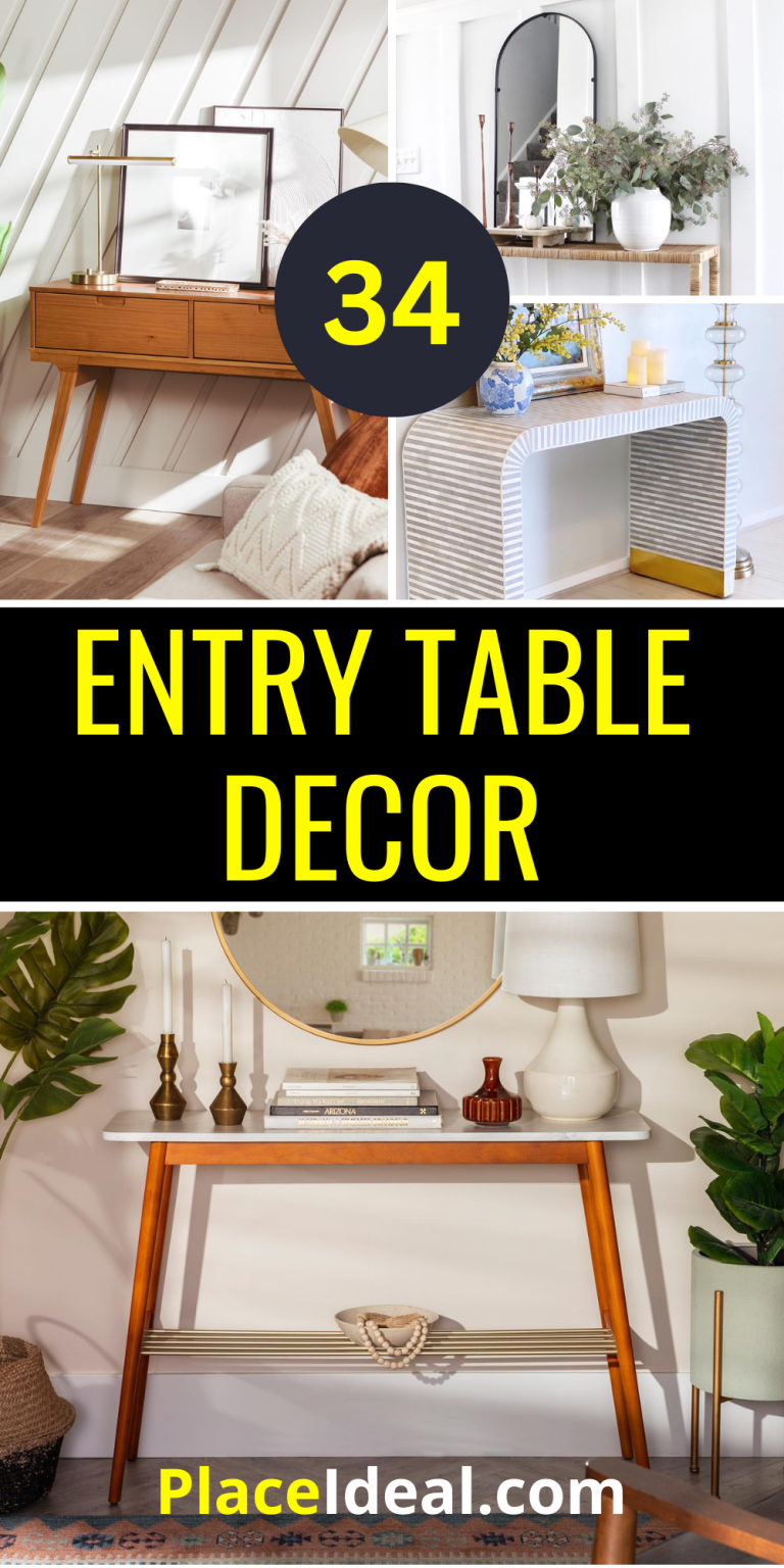 34 Stunning Entry Table Decor Ideas to Elevate Your Home's Style and ...