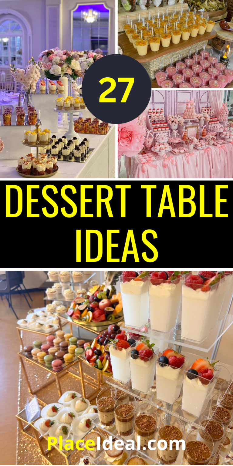 27 Dessert Table Ideas for Every Occasion: Wedding, Baby Shower ...