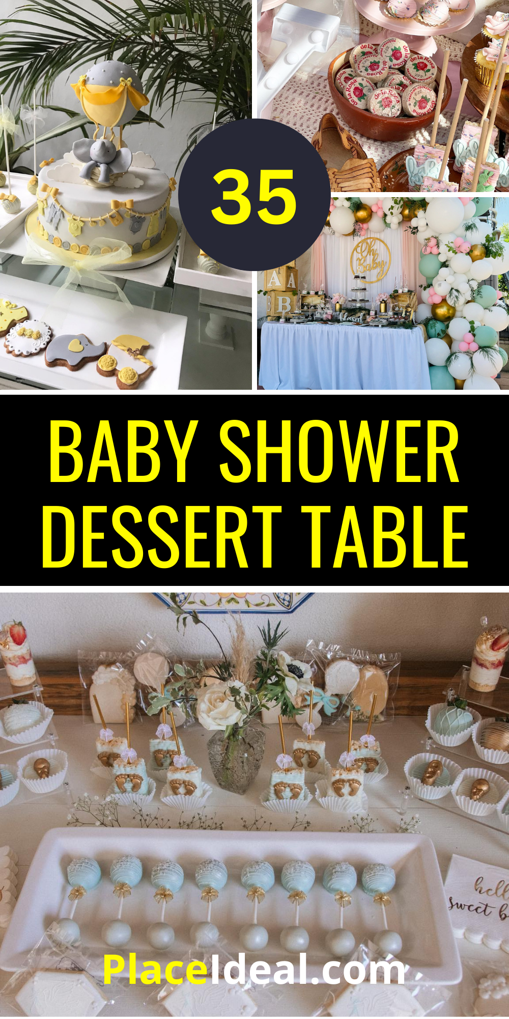 35 Baby Shower Dessert Table Ideas: Unique and Stylish Inspiration for ...