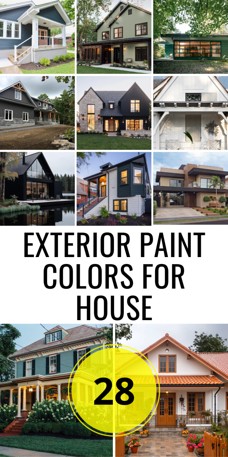 28 Exterior Paint Colors for House That Will Define Modern Design ...