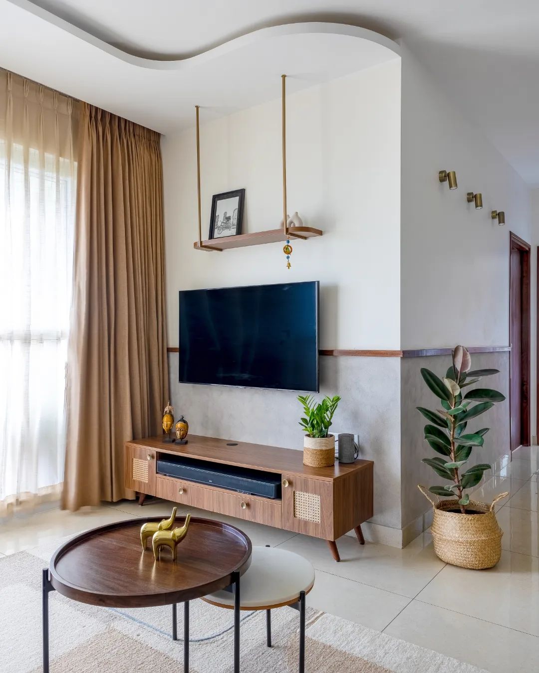 25 TV Console Decorating Ideas to Elevate Your Living Room with Modern ...