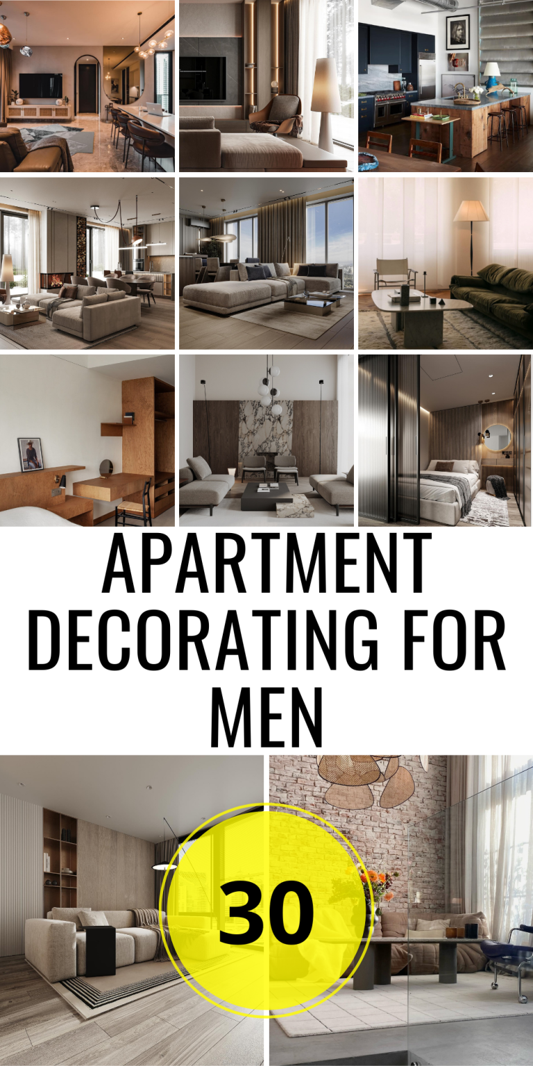 30 Apartment Decorating Ideas for Men: Modern, Masculine, and Stylish ...