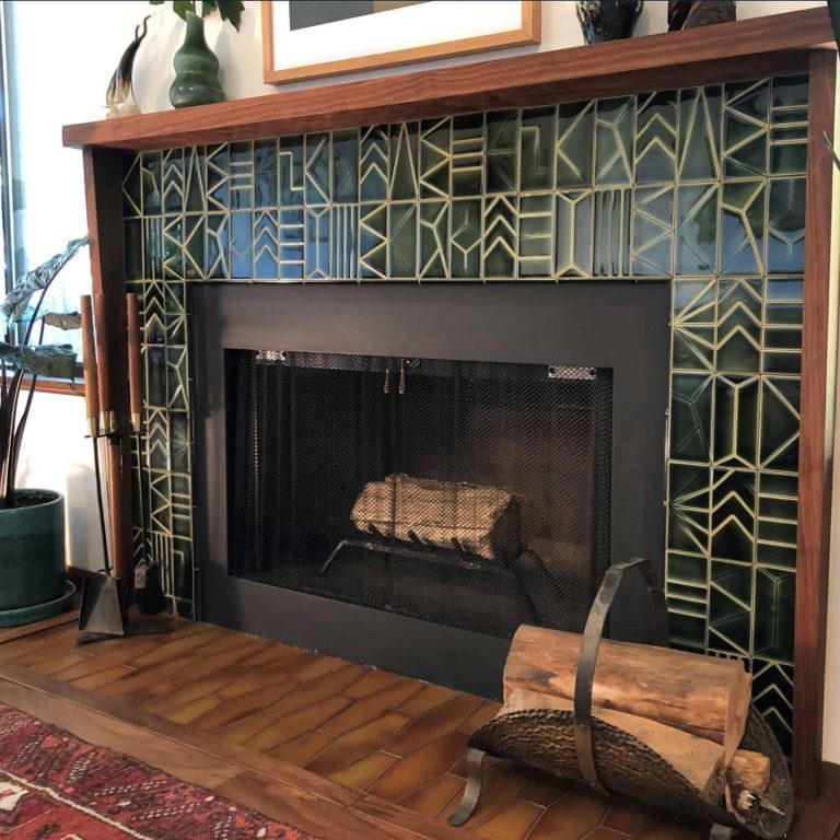 35 Fireplace Tile Ideas to Transform Your Living Space – Modern, Boho ...