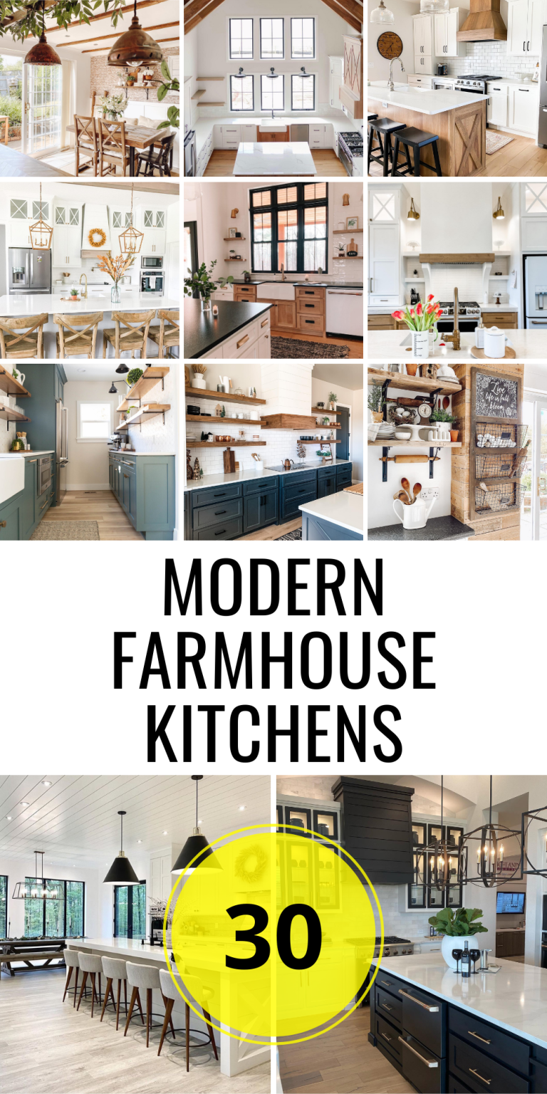 30 Modern Farmhouse Kitchens That Perfectly Blend Rustic Charm and ...