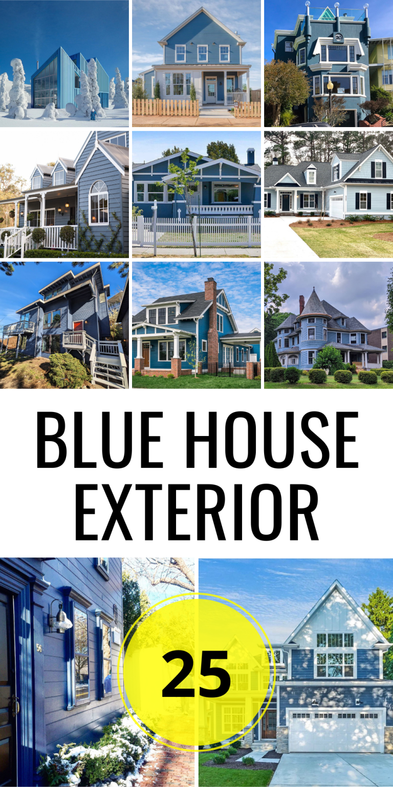 25 Stunning Blue House Exterior Ideas: From Modern Designs to Timeless ...