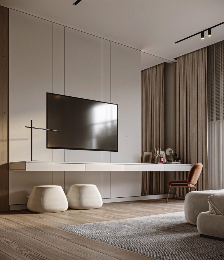 25 TV Console Decorating Ideas to Elevate Your Living Room with Modern ...