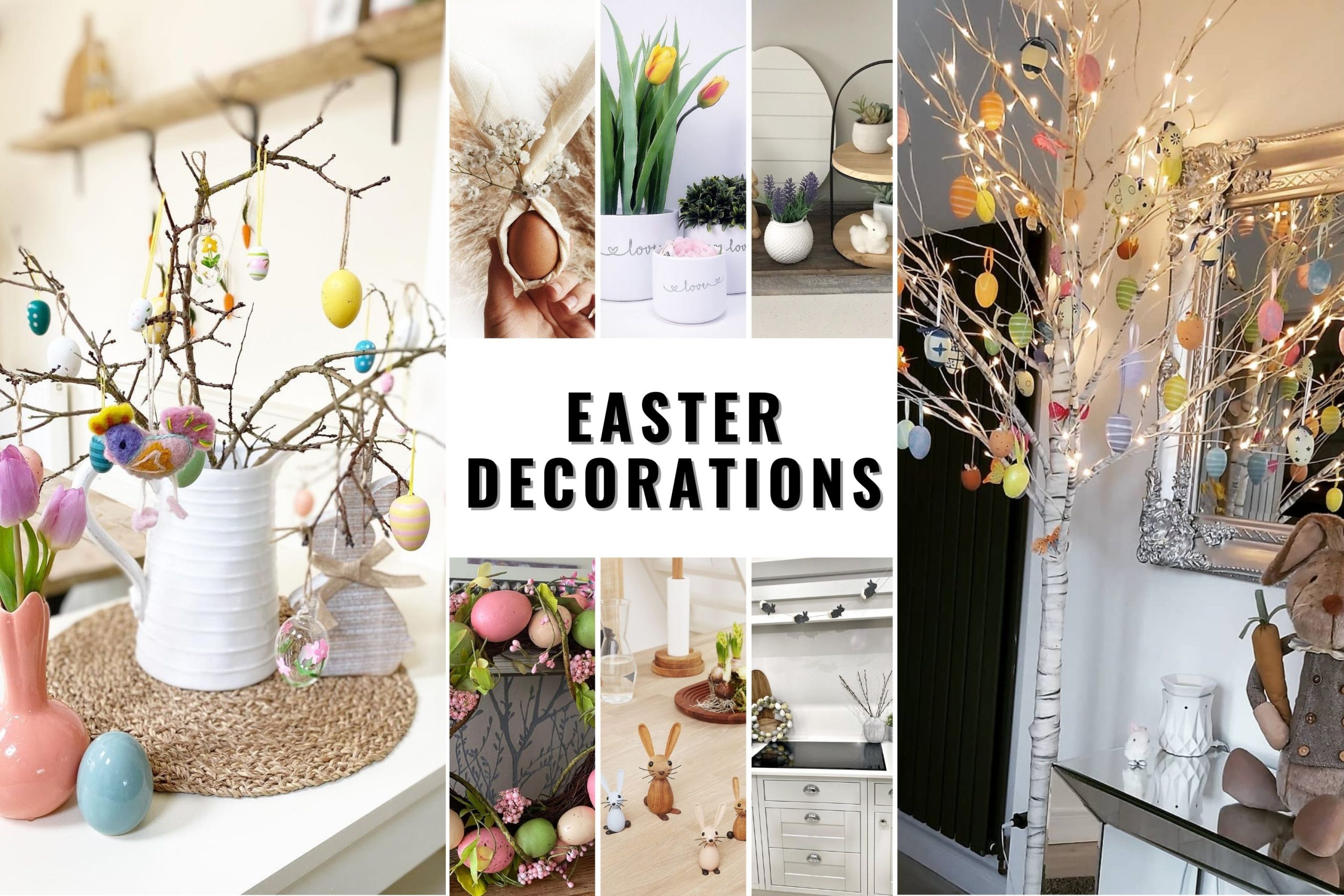 30 Easter Decorations to Brighten Your Home: Creative Ideas for DIY ...