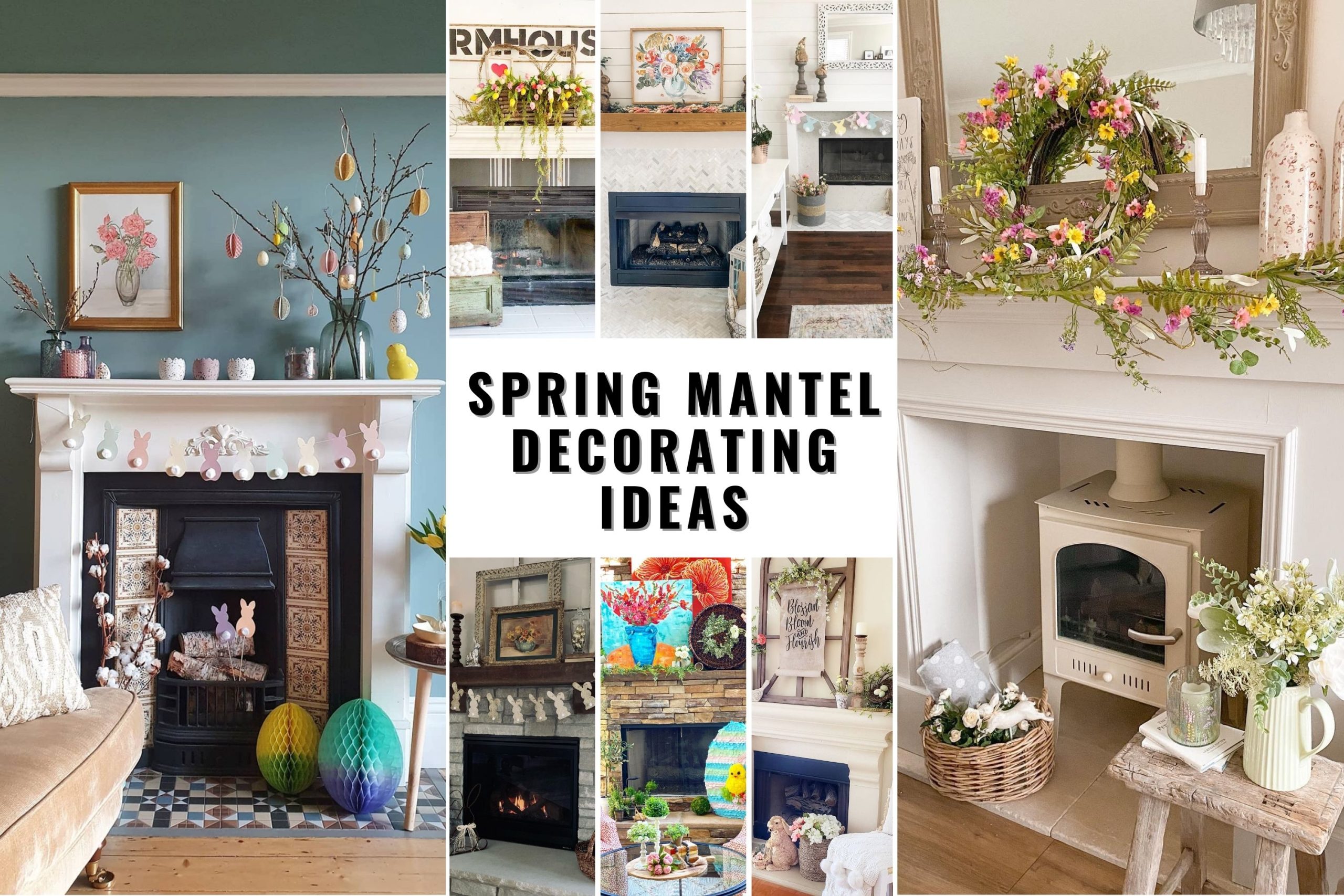 30 Spring Mantel Decorating Ideas to Refresh Your Home with Style and ...