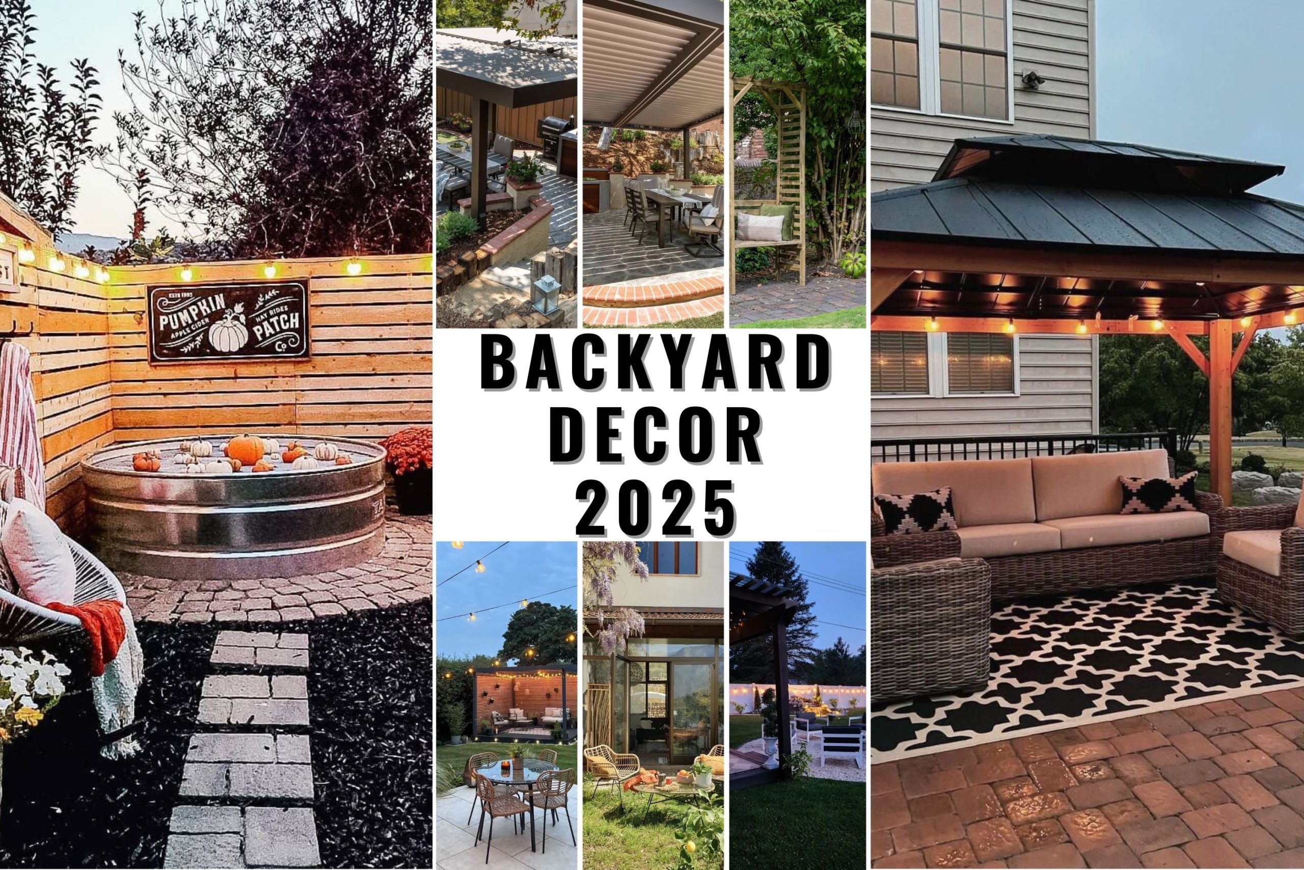 30 Backyard Decor 2025: Inspiring Ideas for a Stylish and Cozy Outdoor ...