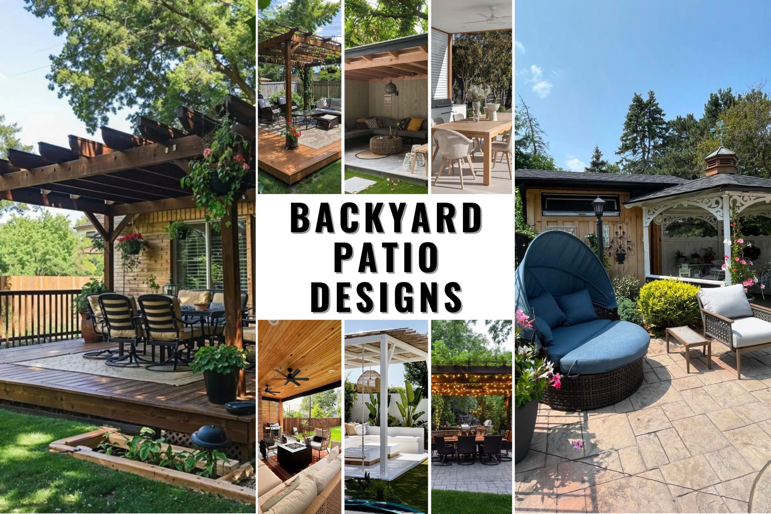 25 Backyard Patio Designs: Transform Your Outdoor Space into a Stylish ...