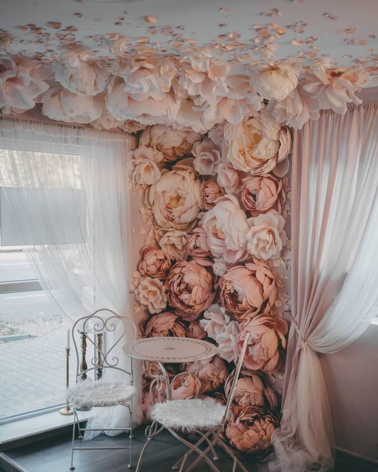 25 Gorgeous Paper Flower Wall Decor Ideas to Transform Your Space ...