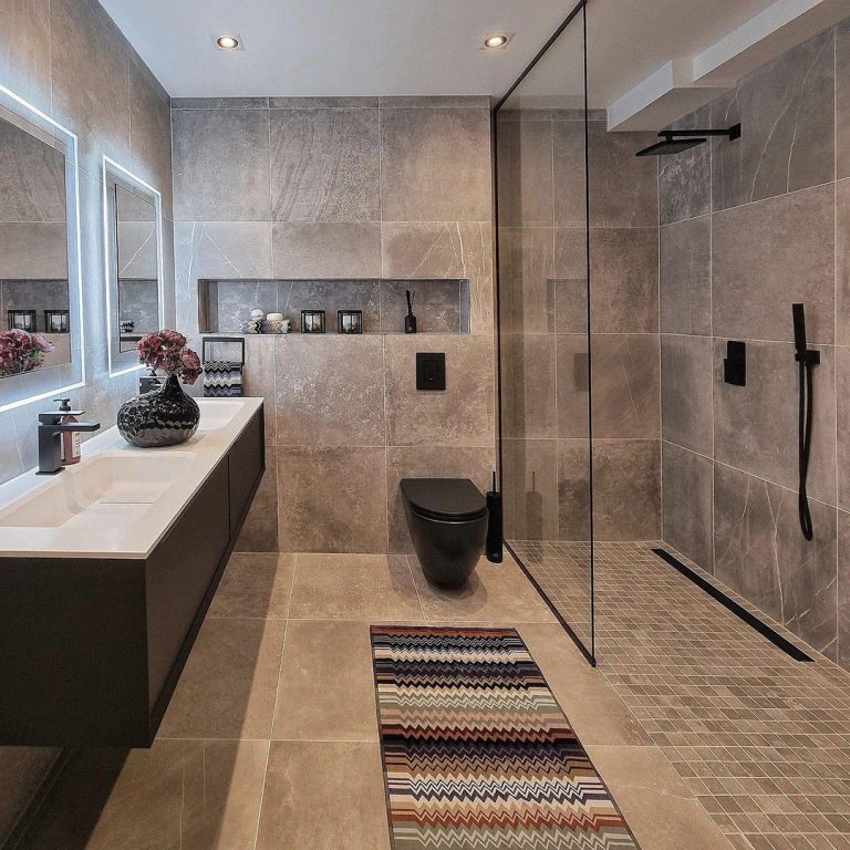 30 Bathroom Floor Tile Ideas: From Modern Elegance to Timeless Patterns ...