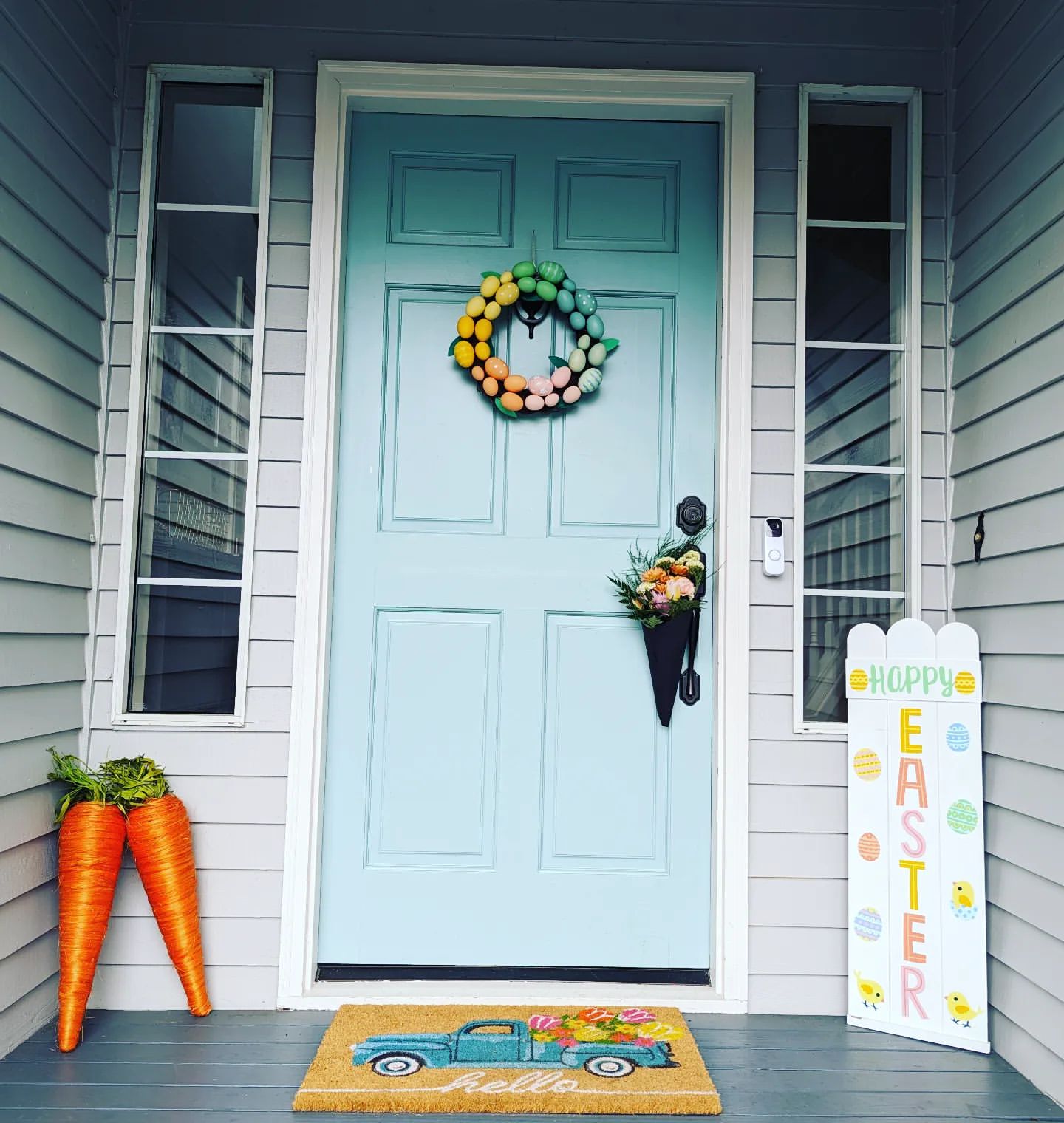 24 Easter Door Decorations to Brighten Your Home and Welcome Spring ...