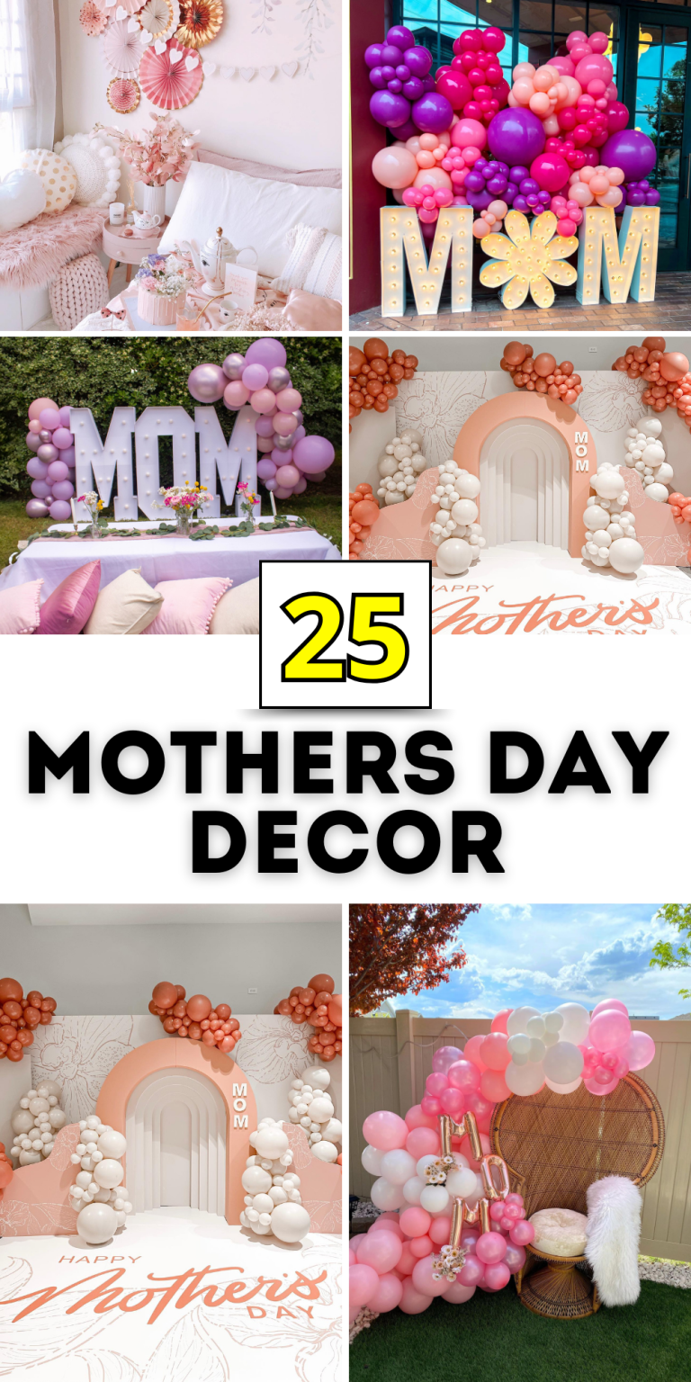 25 Mother's Day Decor Ideas to Make Mom Feel Extra Special - placeideal.com