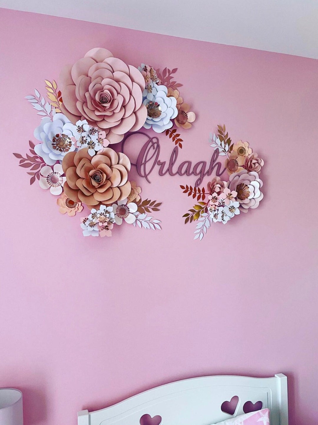 25 Gorgeous Paper Flower Wall Decor Ideas to Transform Your Space ...