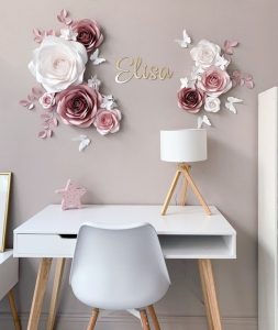 25 Gorgeous Paper Flower Wall Decor Ideas to Transform Your Space ...