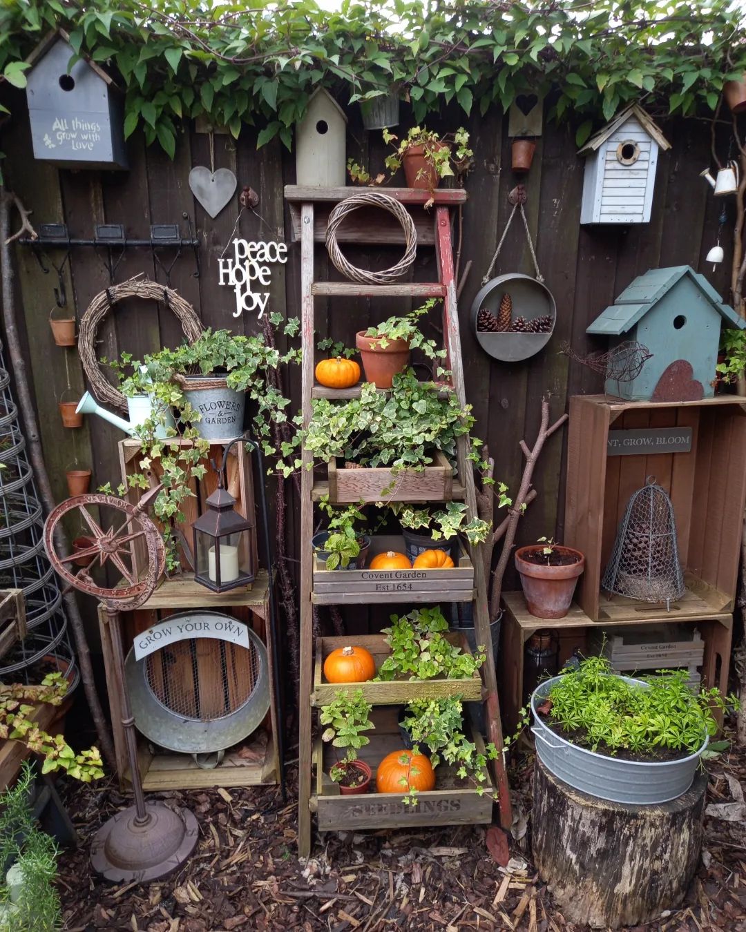 30 Rustic Garden Decor Ideas to Transform Your Outdoor Space into a ...