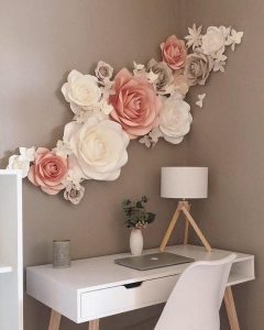 25 Gorgeous Paper Flower Wall Decor Ideas to Transform Your Space ...