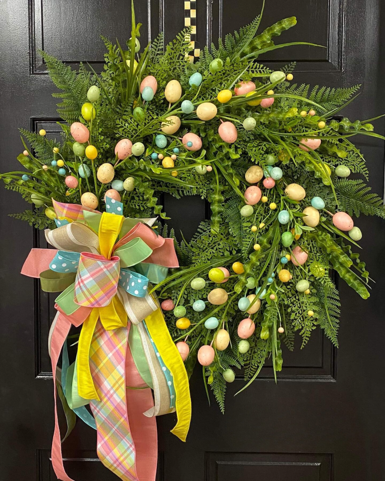 24 Easter Door Decorations to Brighten Your Home and Welcome Spring ...