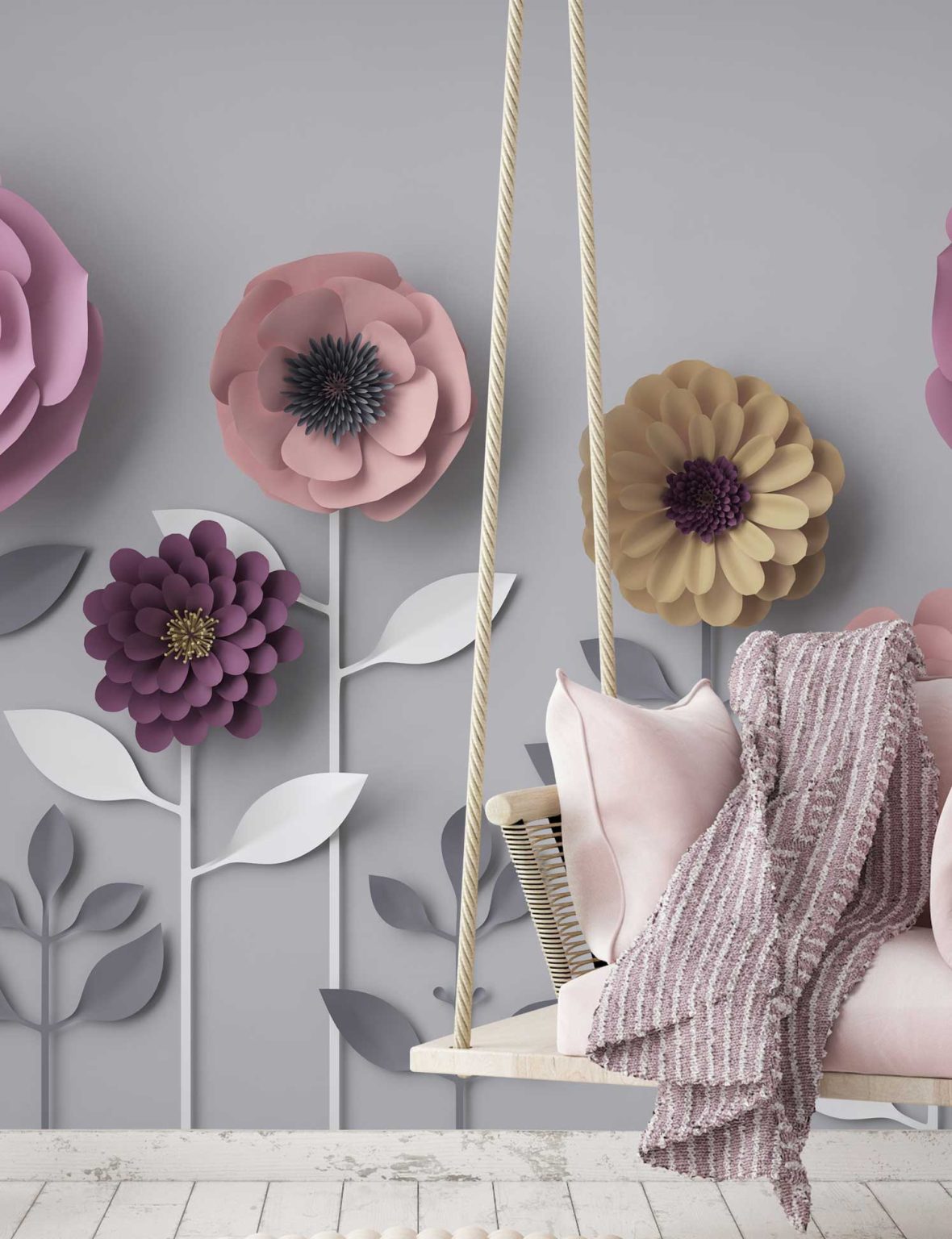 25 Gorgeous Paper Flower Wall Decor Ideas to Transform Your Space ...