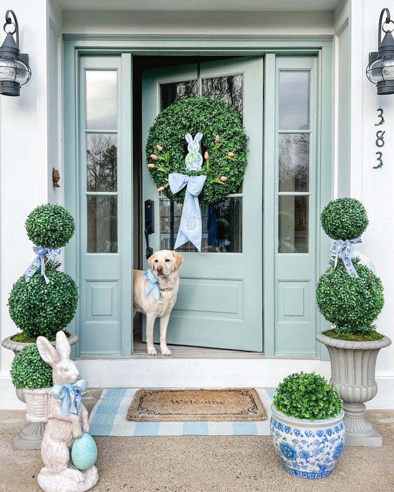 24 Easter Door Decorations to Brighten Your Home and Welcome Spring ...