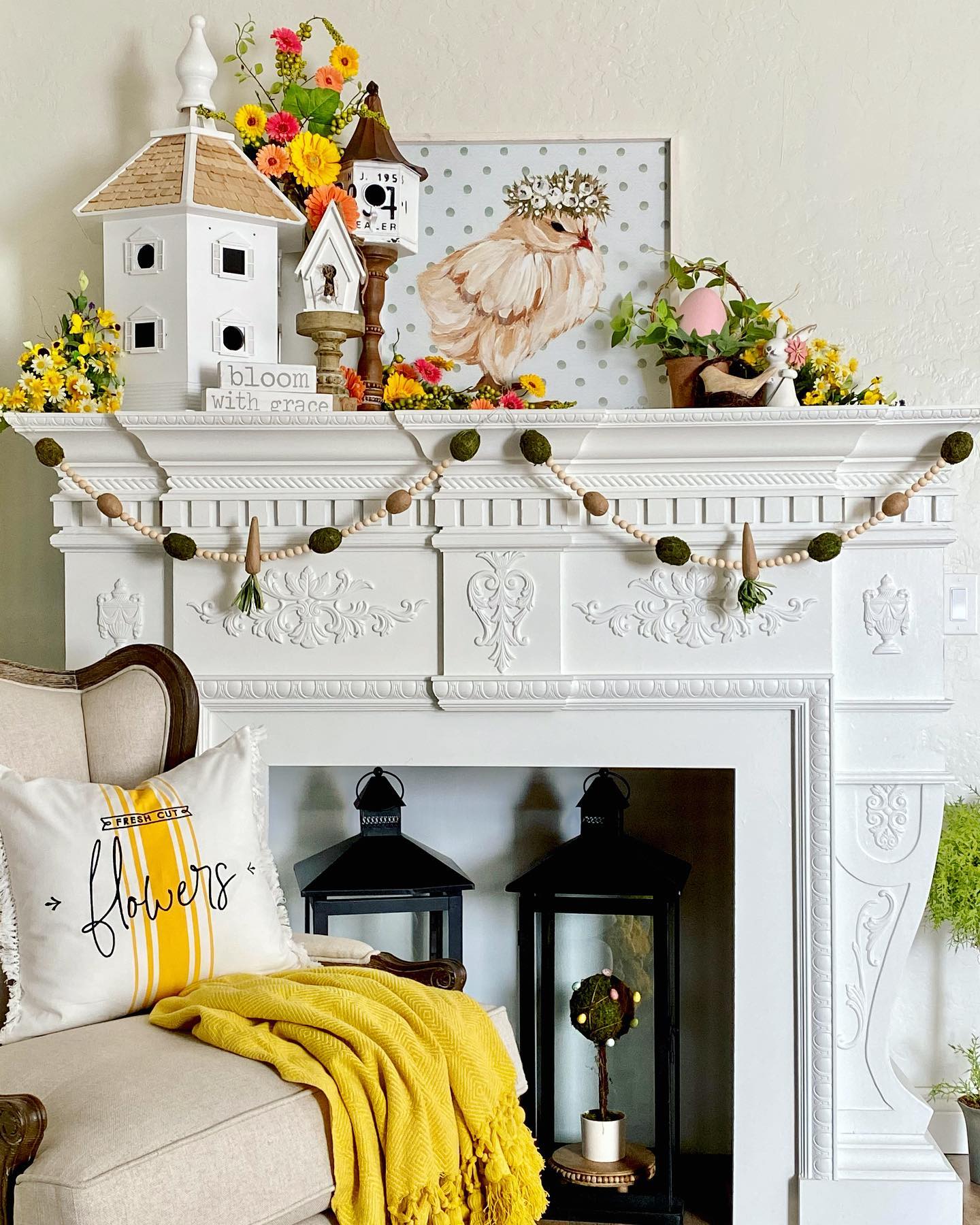 30 Spring Mantel Decorating Ideas to Refresh Your Home with Style and ...