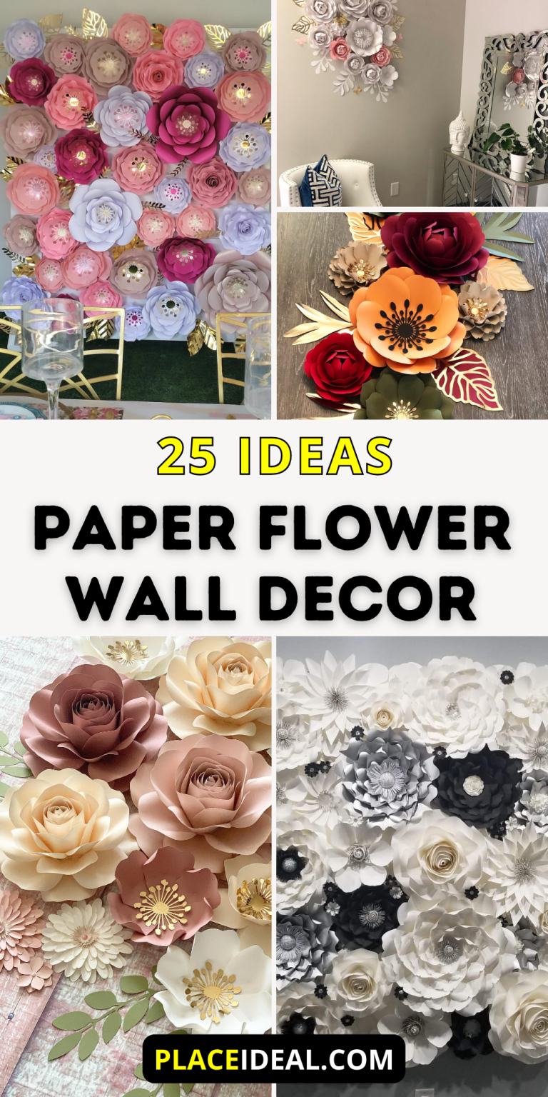 25 Gorgeous Paper Flower Wall Decor Ideas to Transform Your Space ...
