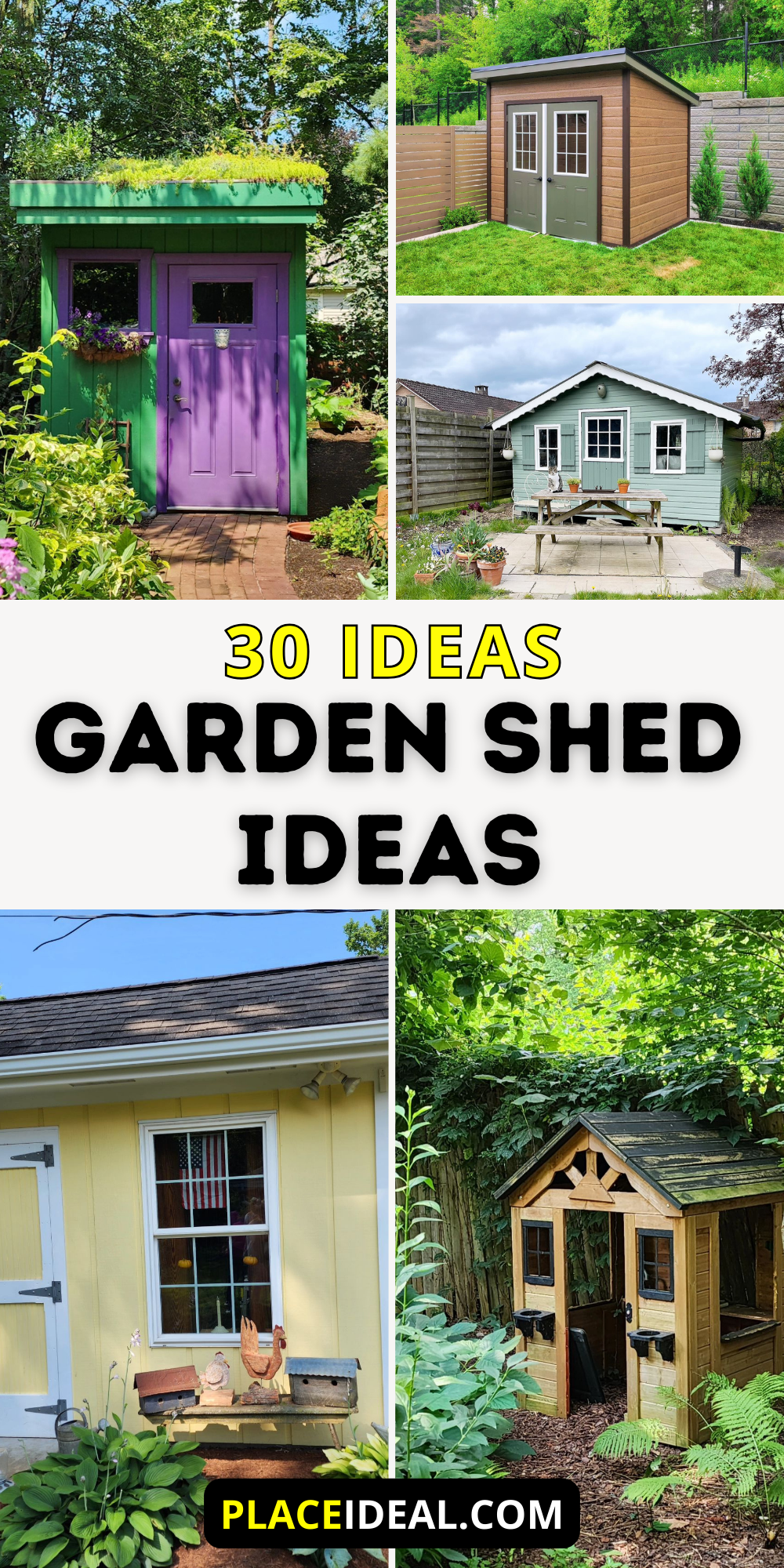 30 Garden Shed Ideas That Combine Style and Functionality for Your ...
