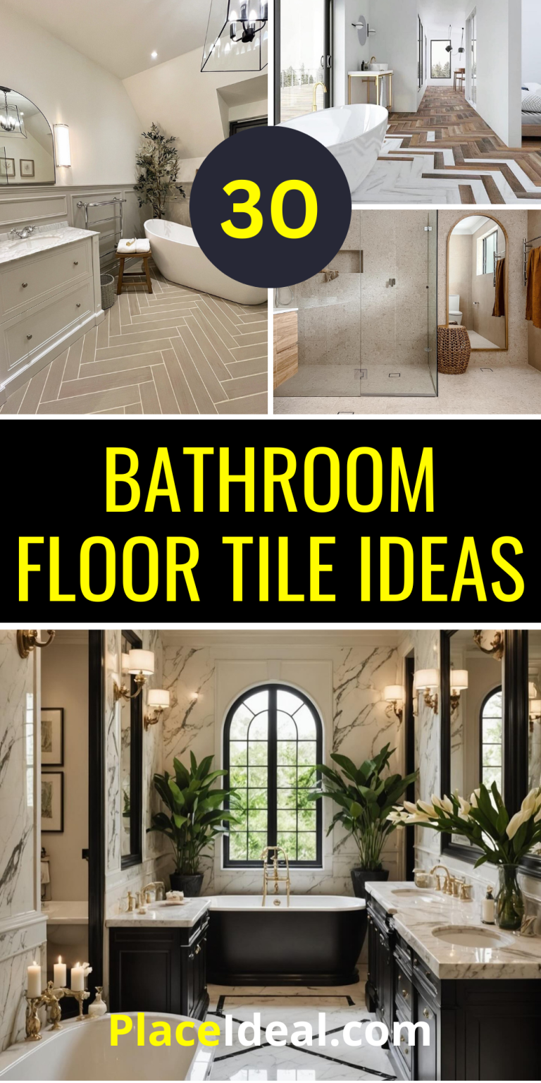 30 Bathroom Floor Tile Ideas: From Modern Elegance to Timeless Patterns ...