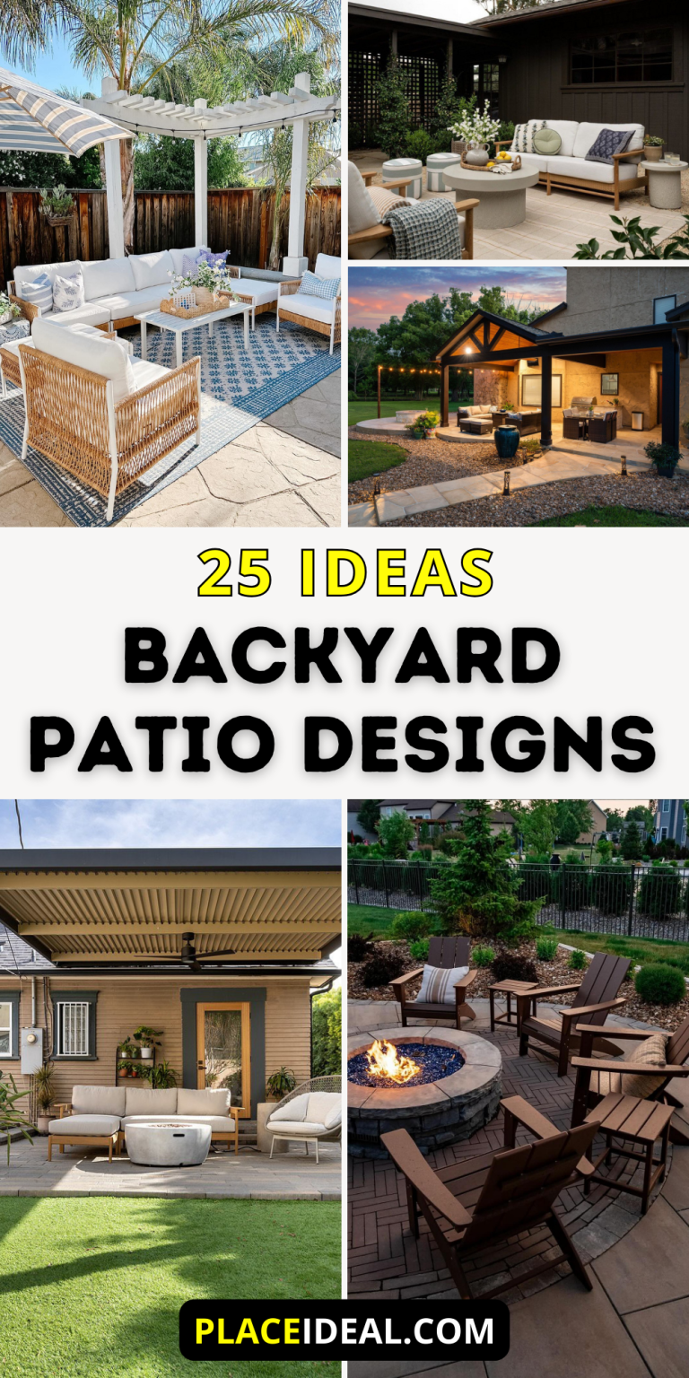25 Backyard Patio Designs: Transform Your Outdoor Space into a Stylish ...
