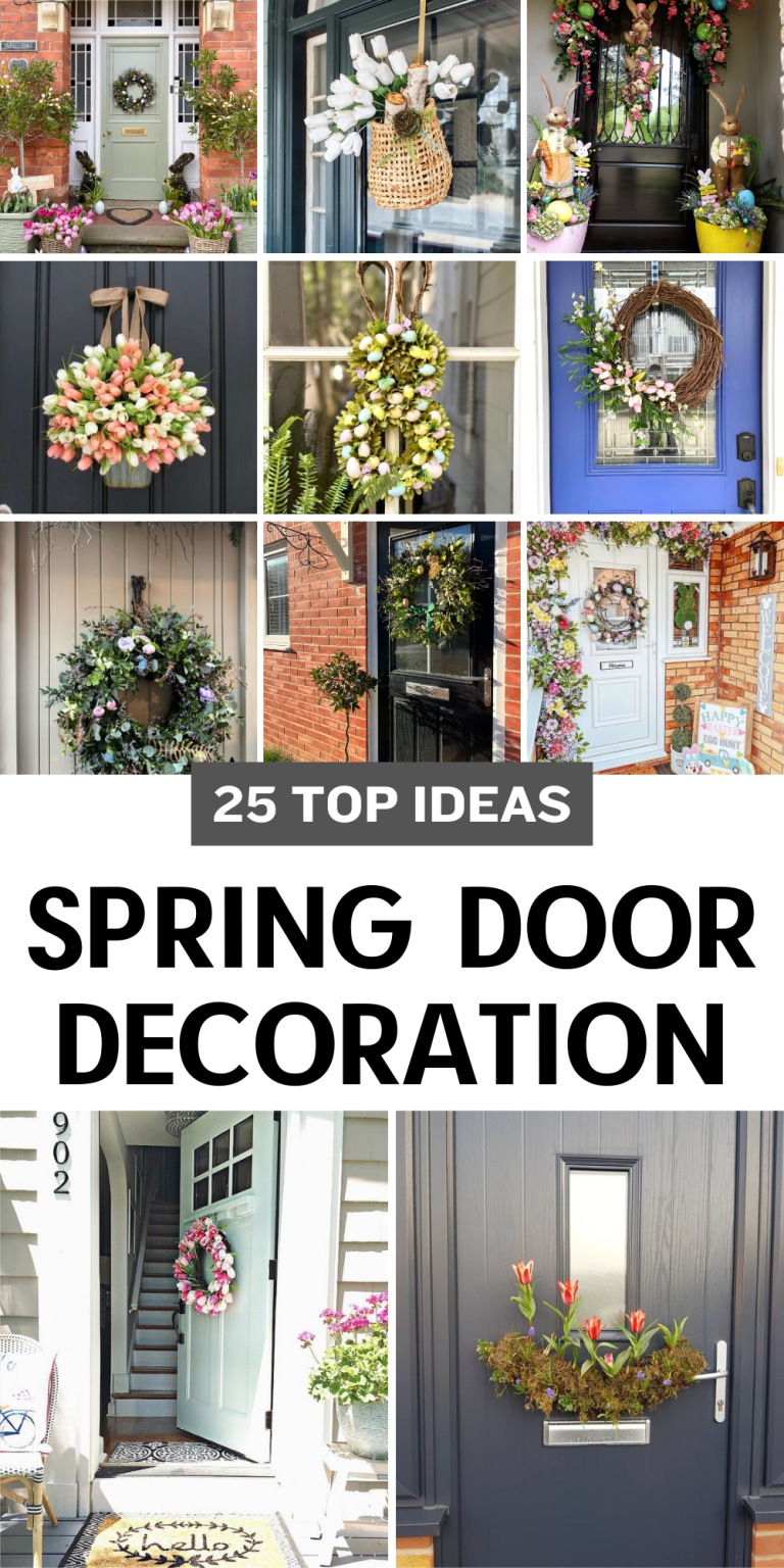 25 Fresh Spring Door Decoration Ideas to Welcome the Season in Style ...