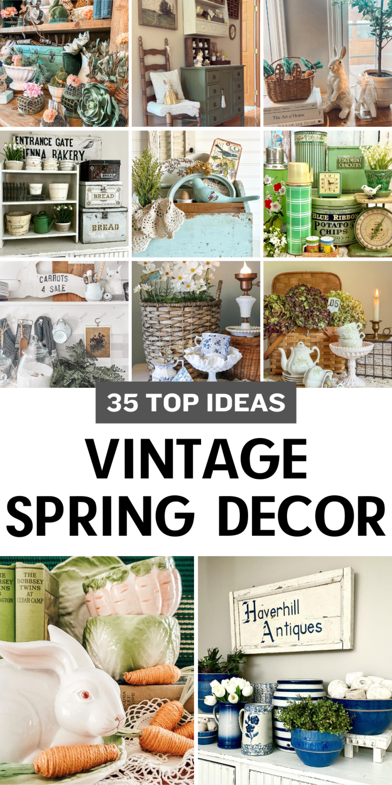 35 Vintage Spring Decor Ideas to Bring Timeless Charm and Freshness to ...
