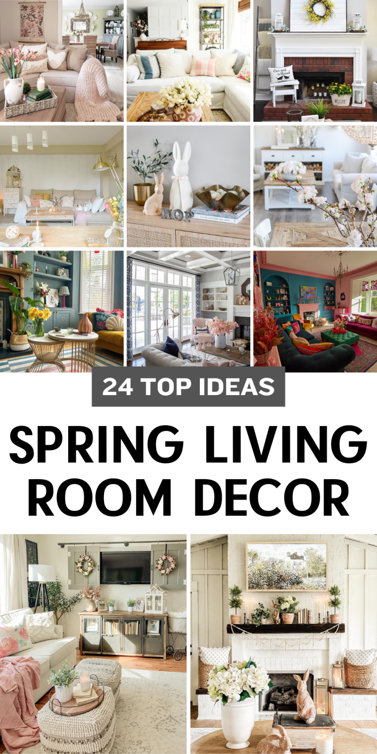 24 Spring Living Room Decor Ideas to Refresh Your Space with Style and ...