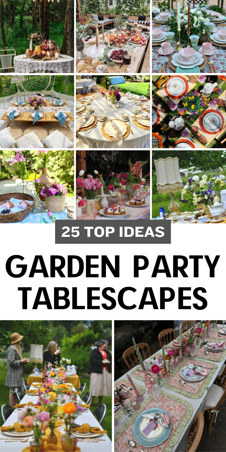 25 Garden Party Tablescapes to Transform Your Outdoor Space into a ...