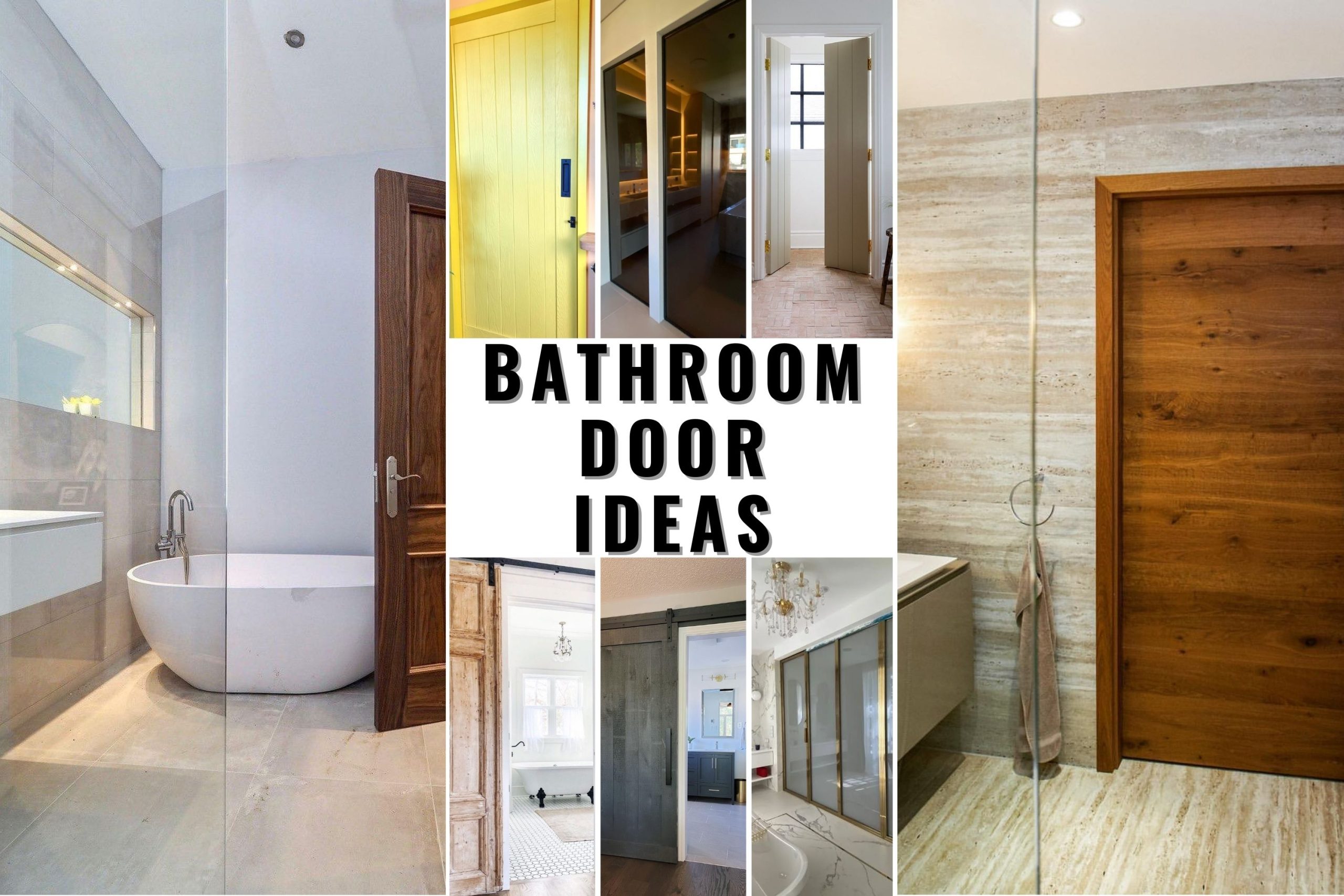 30 Bathroom Door Ideas: Transform Your Space with Stylish, Modern, and ...