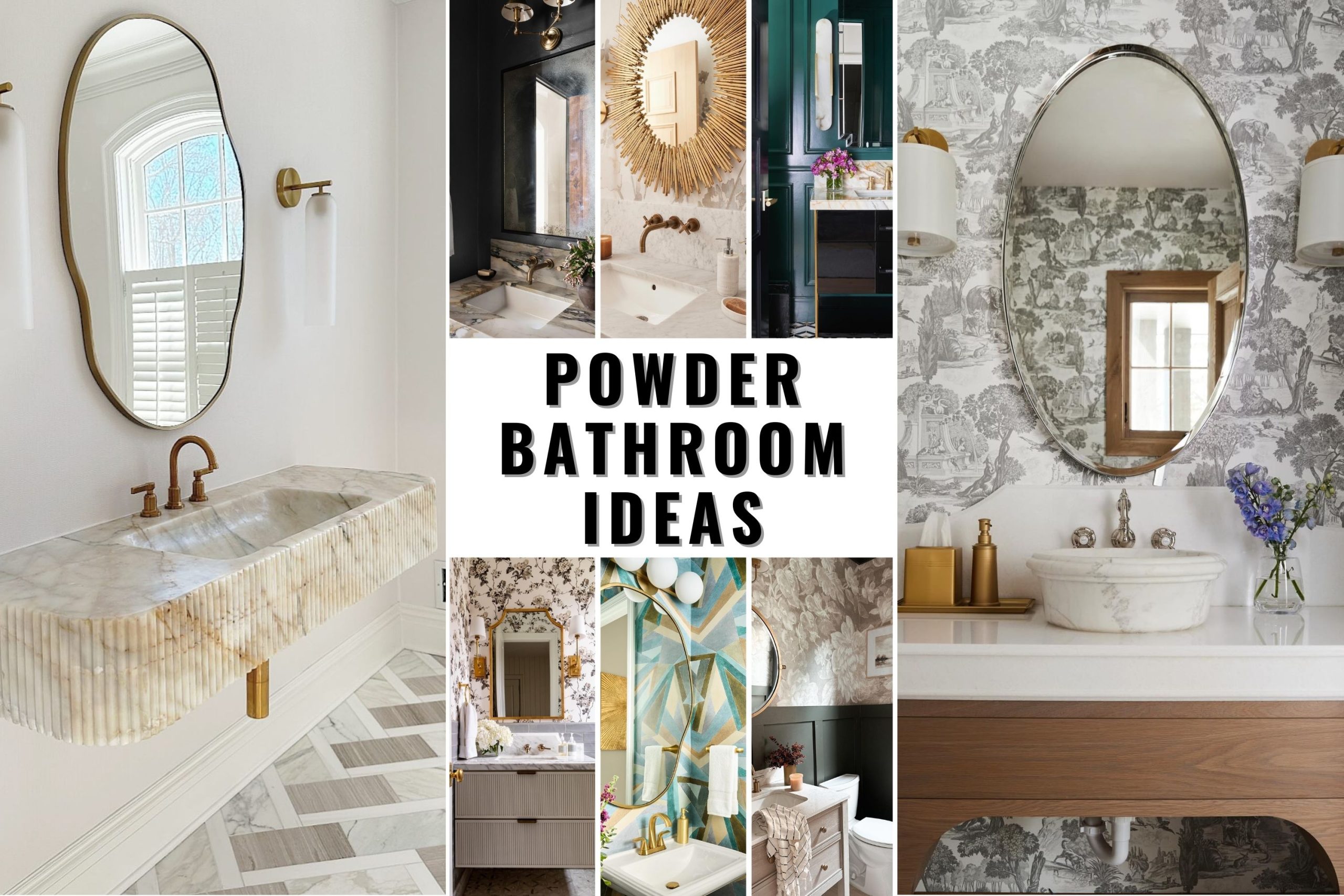 30 Powder Bathroom Ideas That Blend Luxe, Modern, and Classic Styles ...