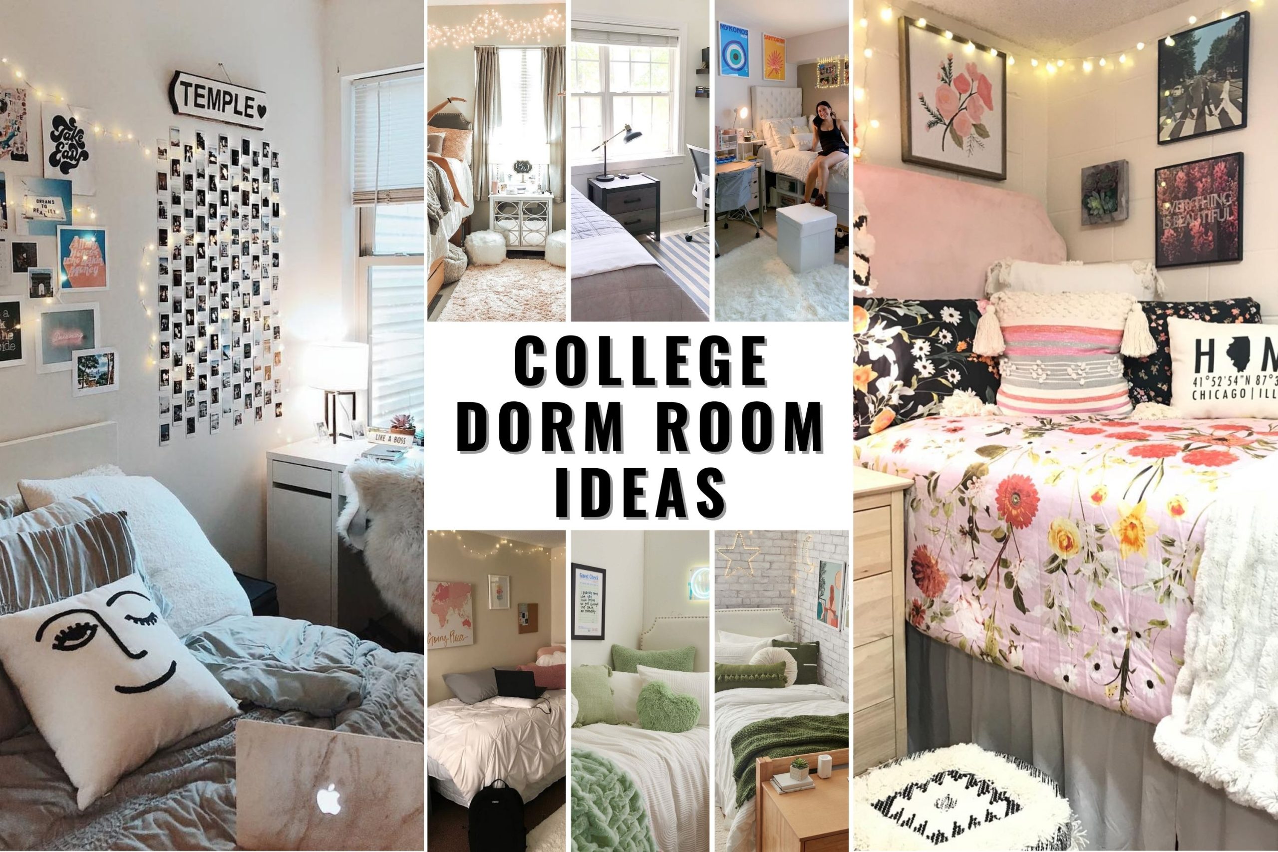 35 College Dorm Room Ideas to Transform Your Space: Cozy, Aesthetic ...