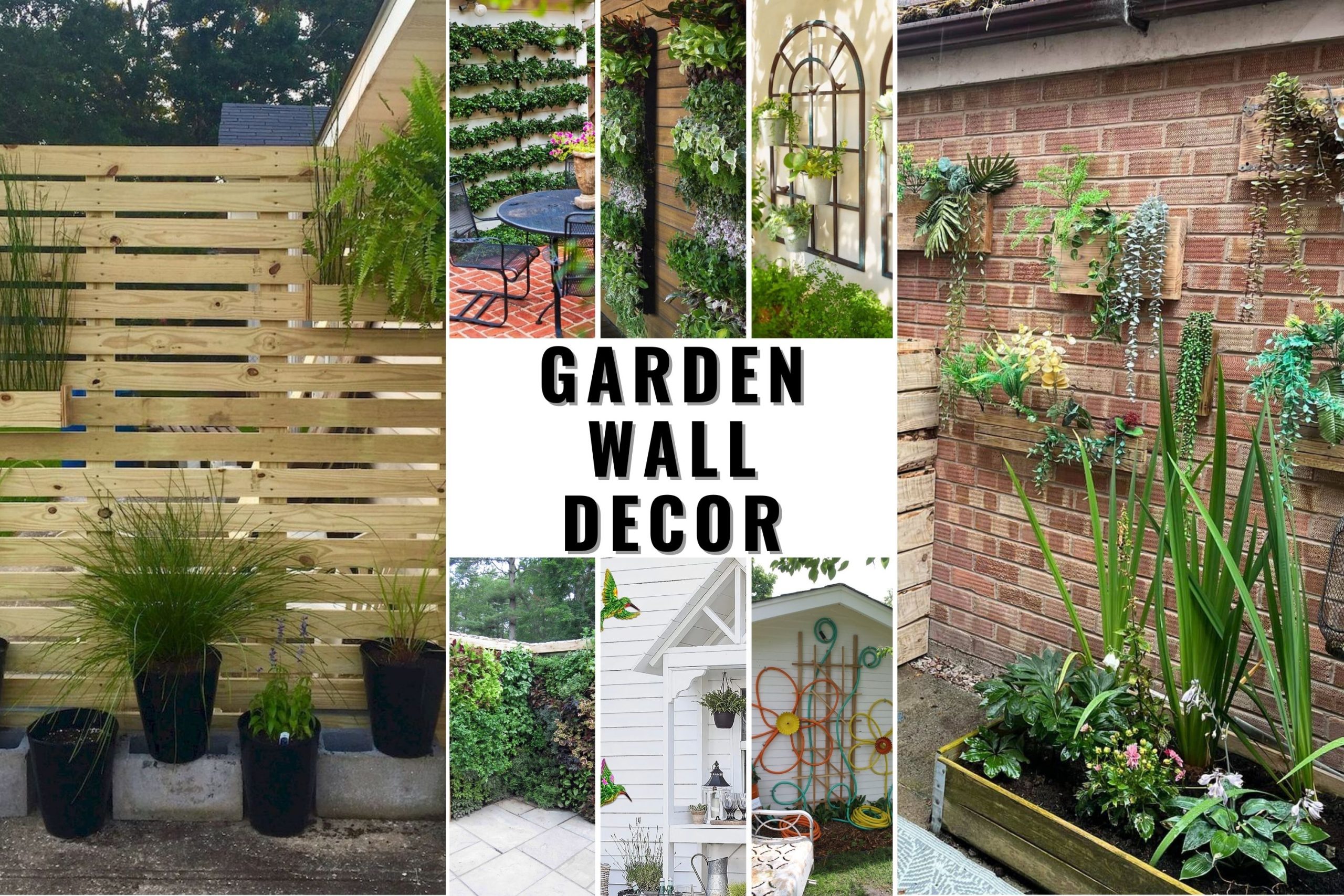 25 Garden Wall Decor Ideas to Transform Your Outdoor Space with Style ...