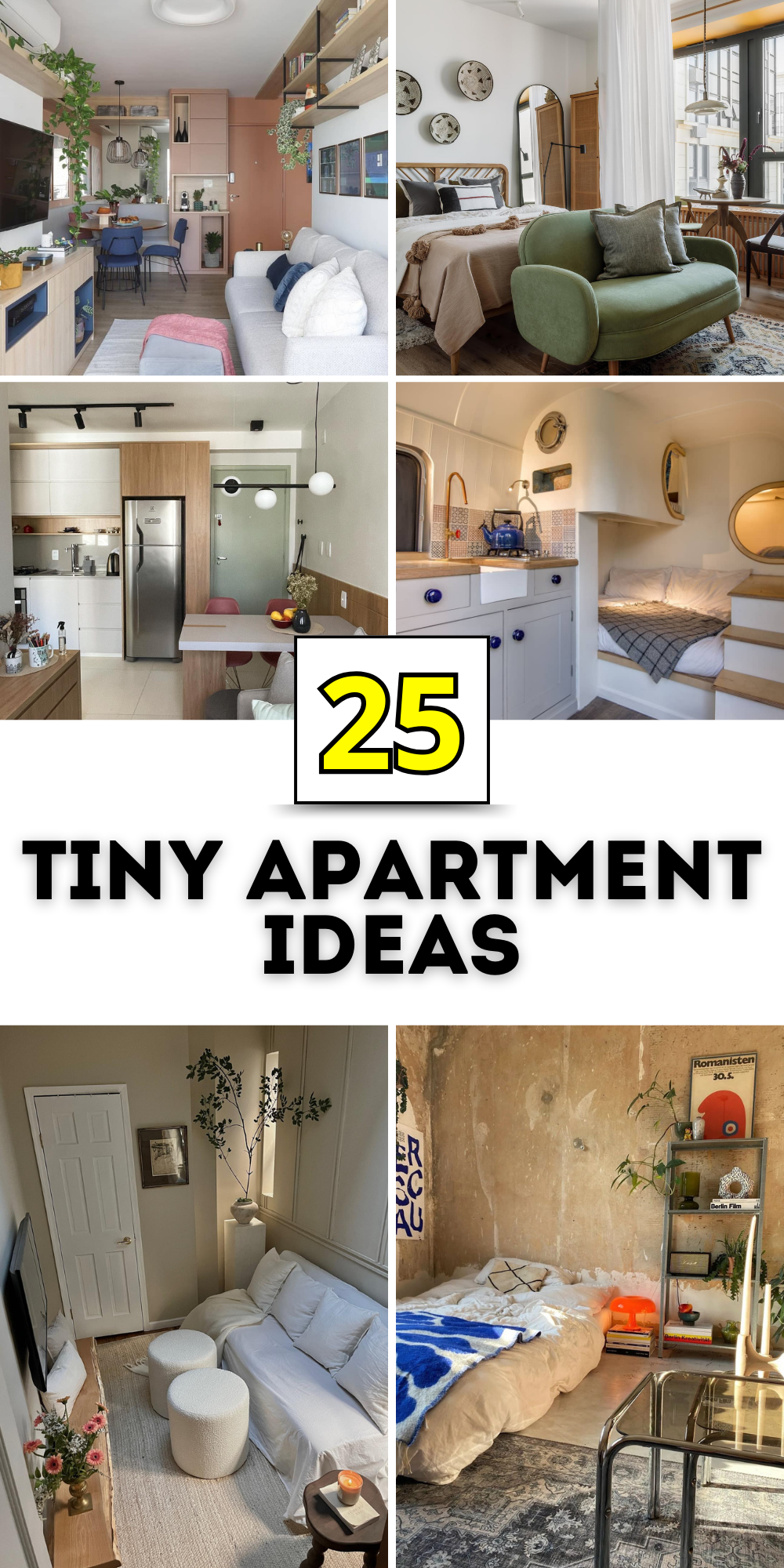 25 Tiny Apartment Ideas: Stylish and Cozy Solutions for Small Spaces ...