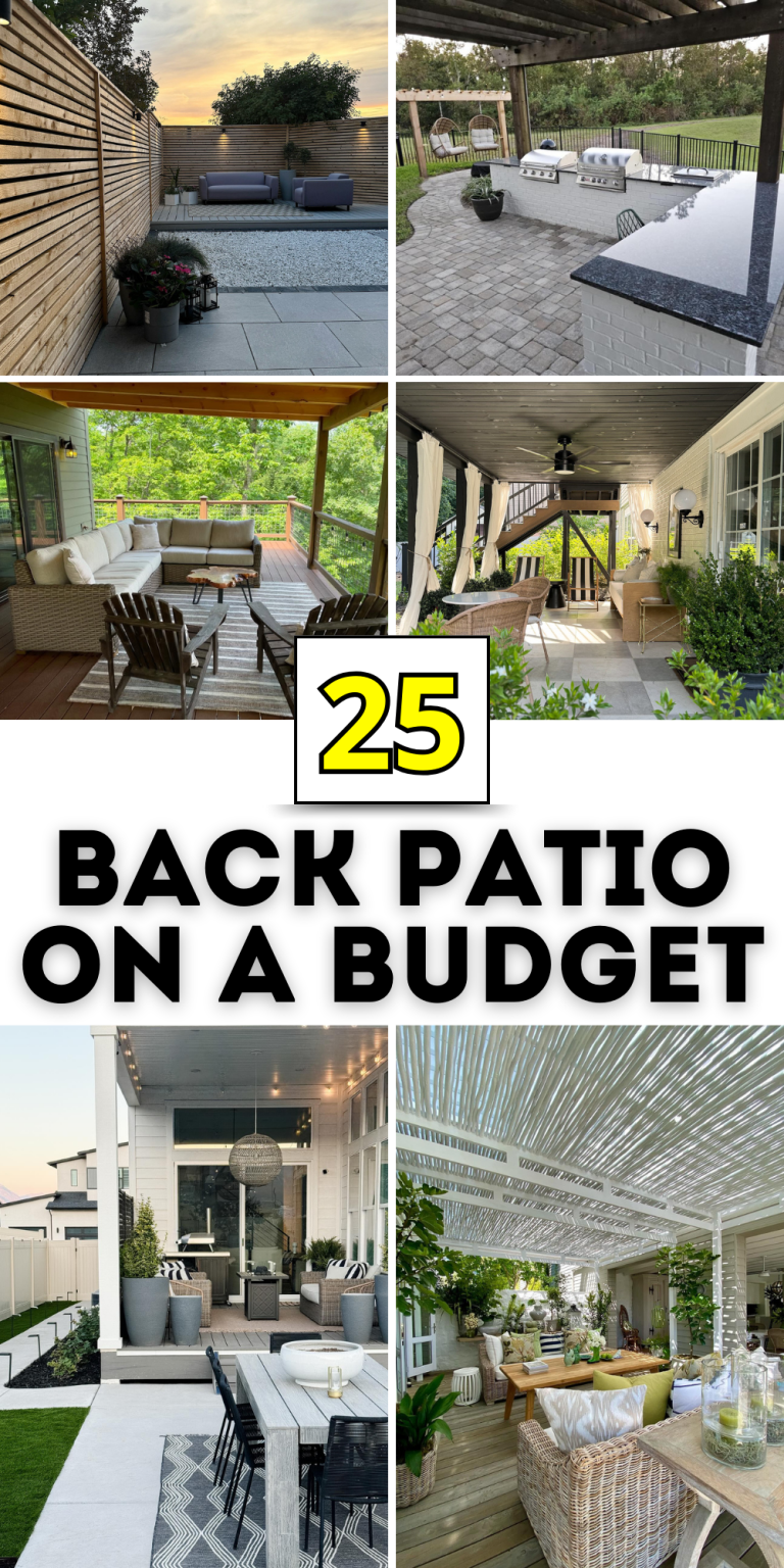 25 Back Patio Ideas on a Budget: Transform Your Outdoor Space with ...