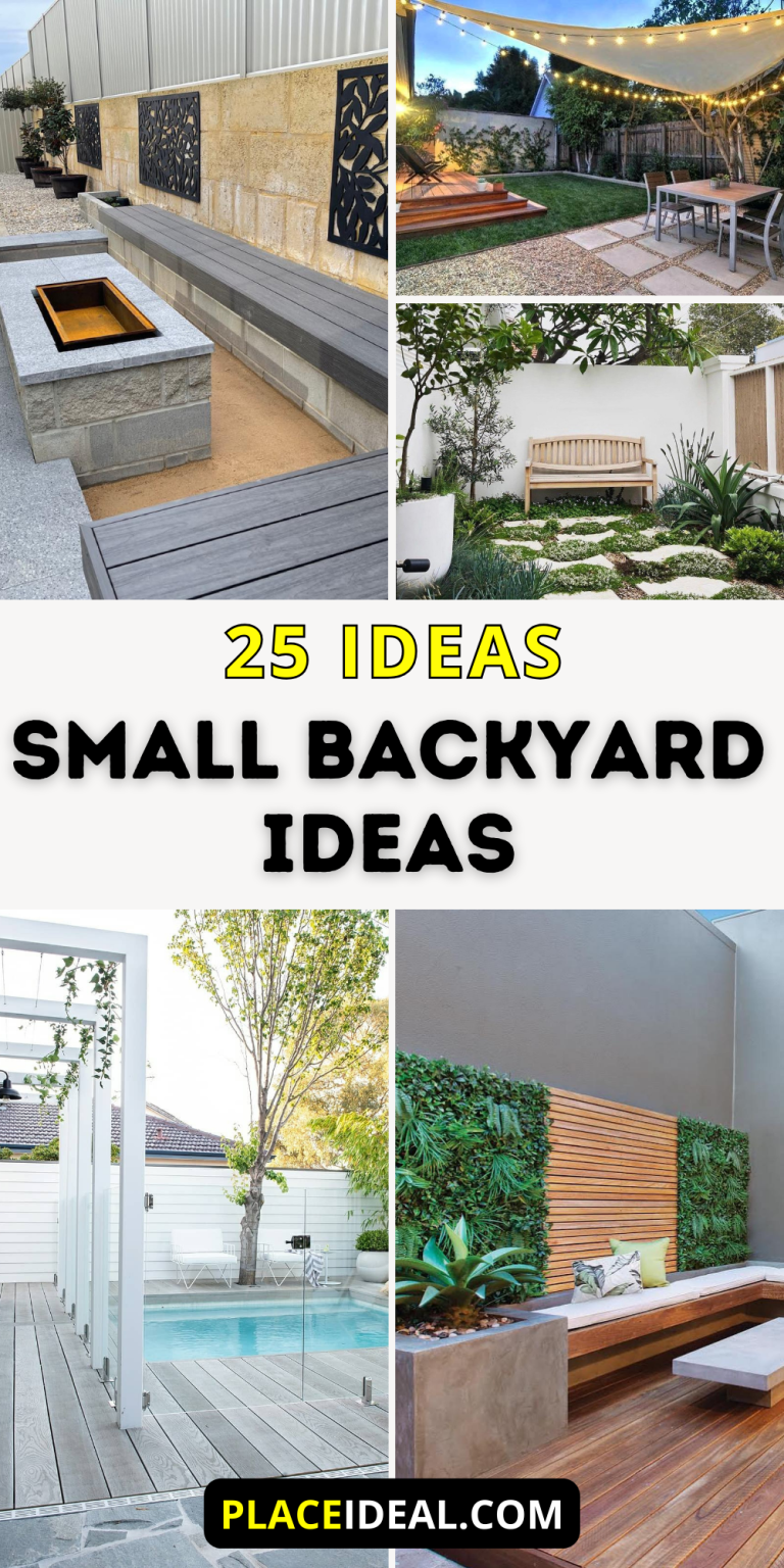 25 Small Backyard Ideas: Transform Your Outdoor Space on a Budget ...