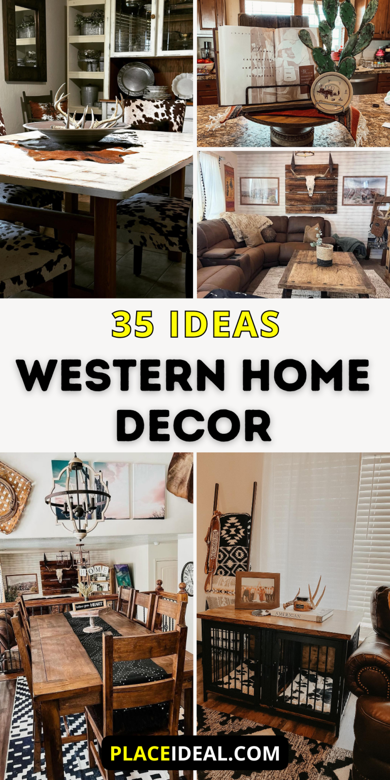 35 Western Home Decor Ideas to Transform Your Space: Rustic, Chic, and ...