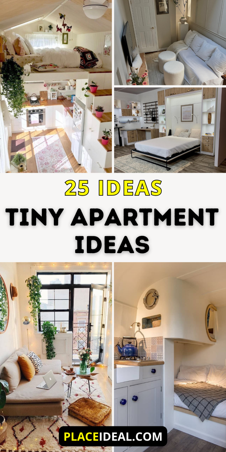 25 Tiny Apartment Ideas: Stylish and Cozy Solutions for Small Spaces ...