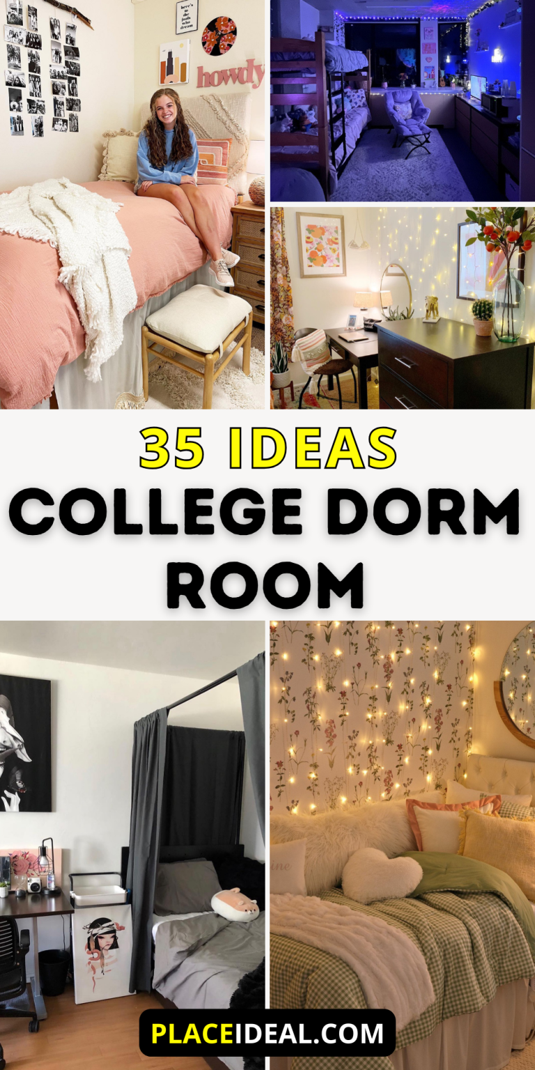 35 College Dorm Room Ideas to Transform Your Space: Cozy, Aesthetic ...