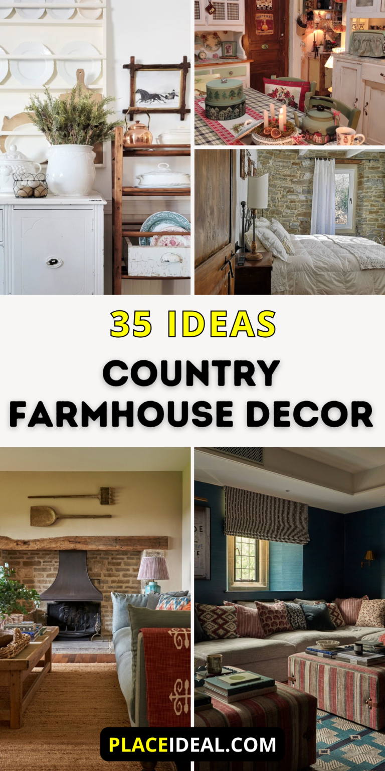 35 Country Farmhouse Decor Ideas to Bring Rustic Charm and Warmth to ...