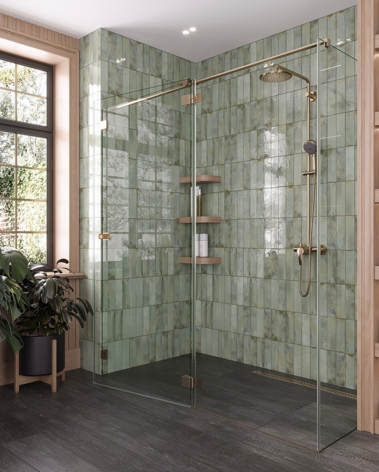 25 Green Tile Bathroom Ideas for a Stylish and Functional Space ...