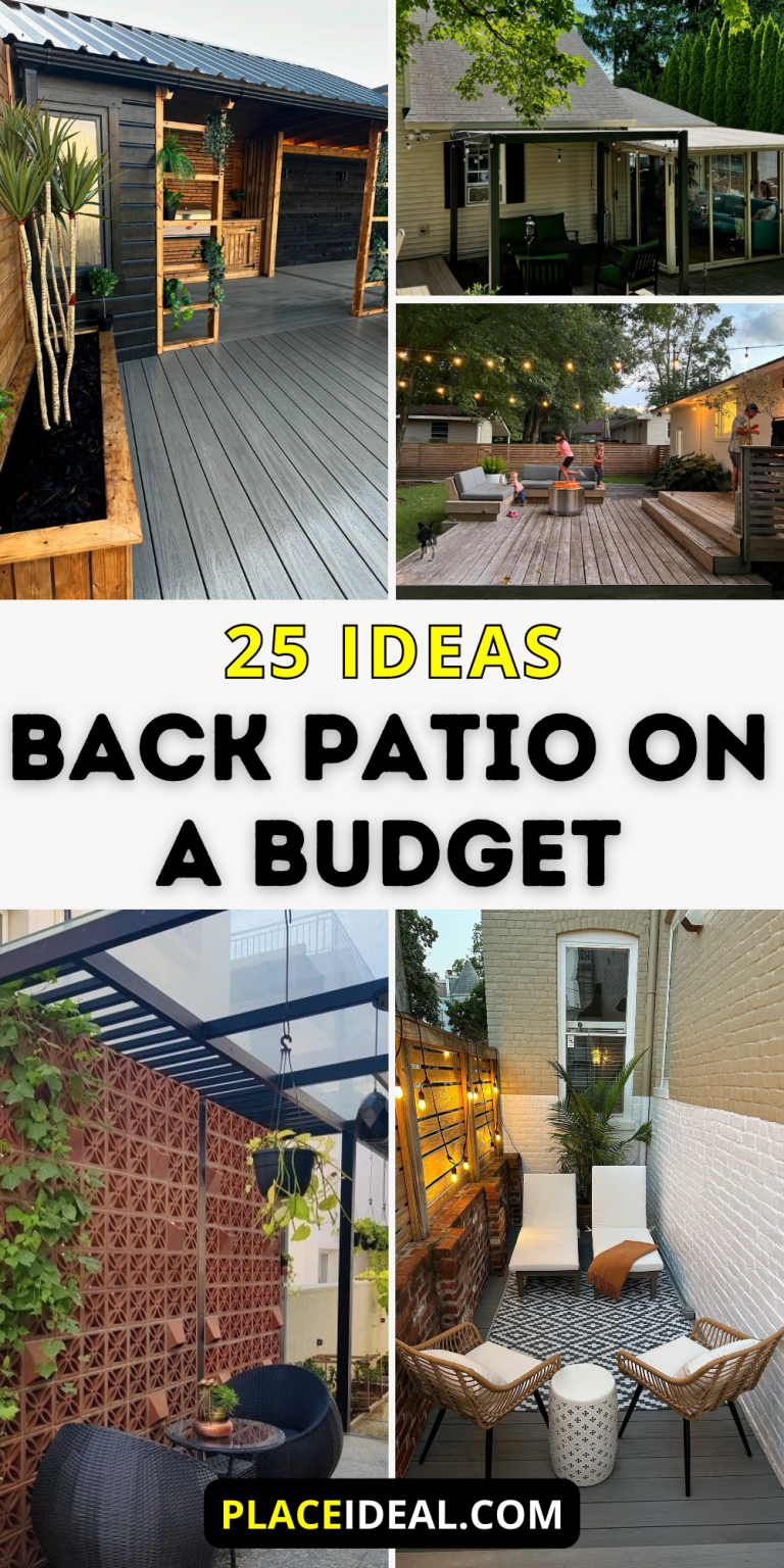 25 Back Patio Ideas on a Budget: Transform Your Outdoor Space with ...