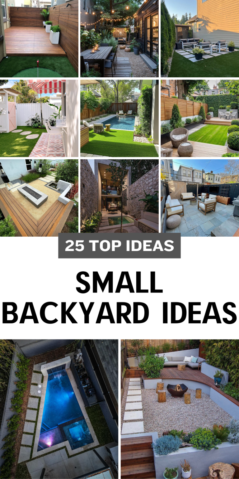 25 Small Backyard Ideas: Transform Your Outdoor Space on a Budget ...