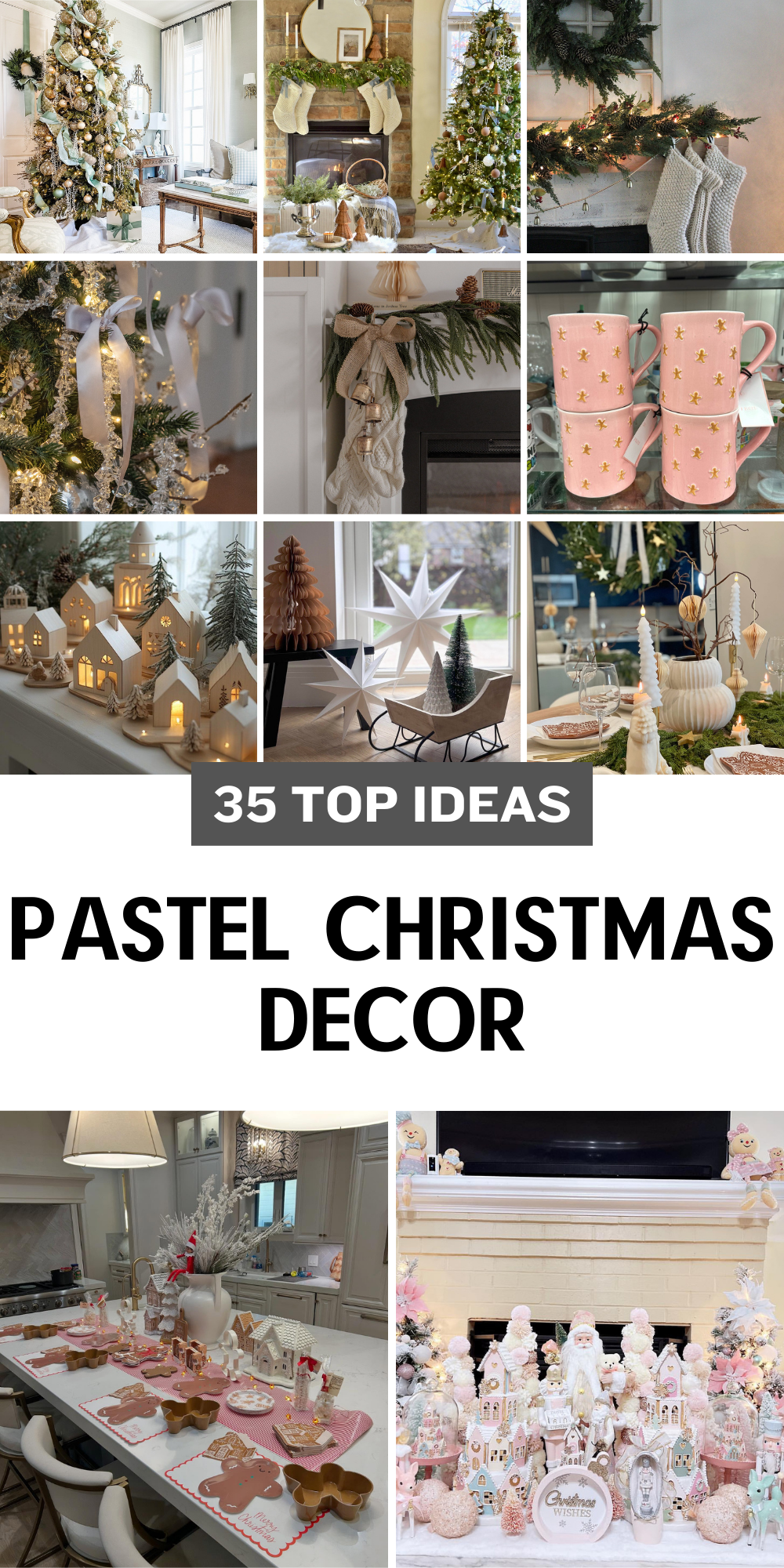 35 Pastel Christmas Decor Ideas to Create a Magical Winter Wonderland ...