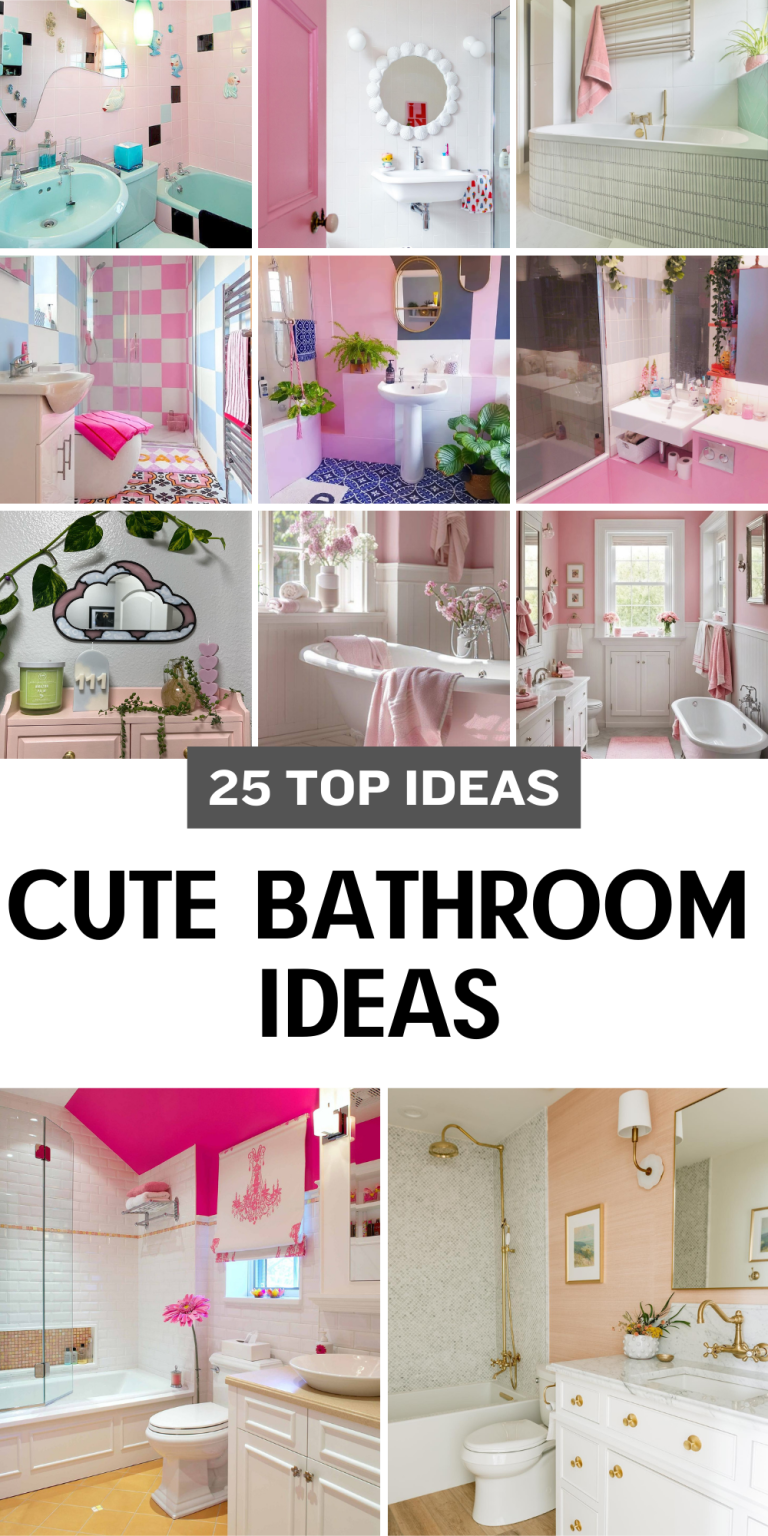 25 Cute Bathroom Ideas to Transform Your Space into a Stylish Retreat ...
